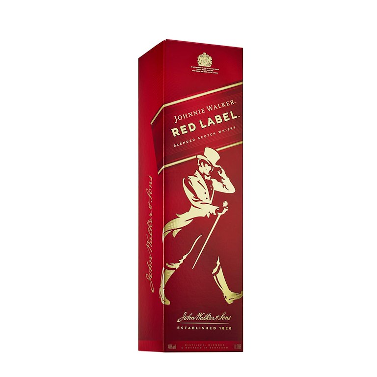 Johnnie Walker whisky red label 1l