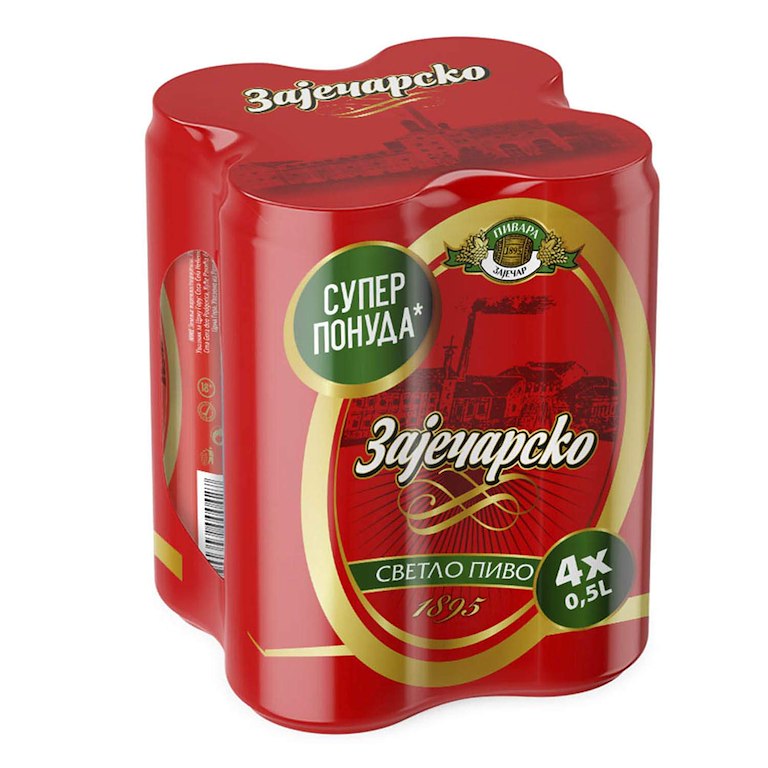 Zaječarsko pivo 4x0,5l