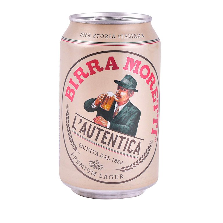 Birra Moretti pivo 0,33l limenka