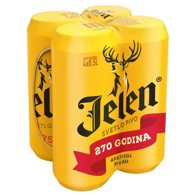 Jelen pivo svetlo 4x0,5l