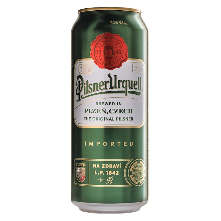 Pilsner Urquell pivo limenka 0,5l