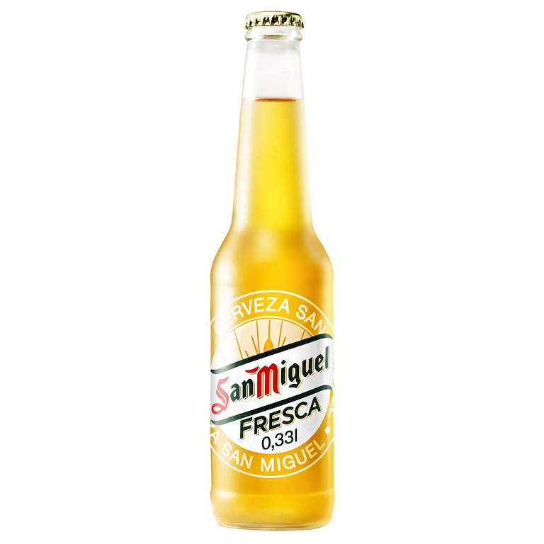San Miguel pivo Fresca svetlo 0,33l