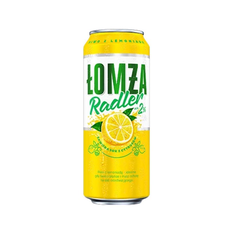 Lomža pivo radler limun 2% 0,5l