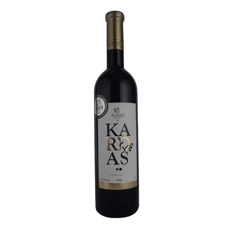 Aleksić vino crveno Kardaš Cabernet Sauvignon 0,75l