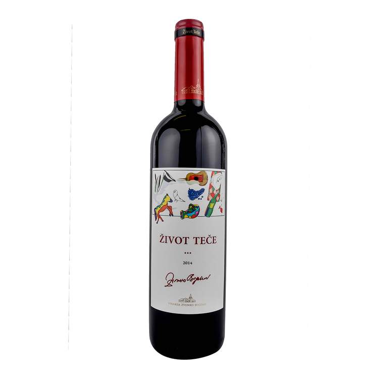 Zvonko Bogdan vino crveno Cuvée Život teče 0,75l
