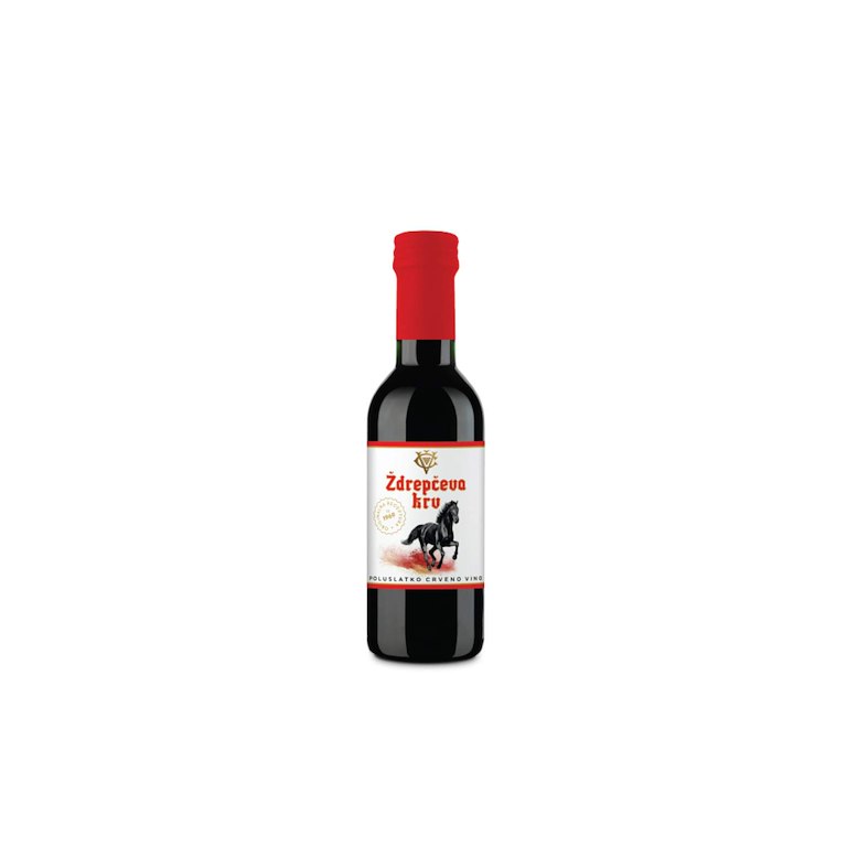 Vinarija Coka Ždrepceva Krv crveno vino 0,187l