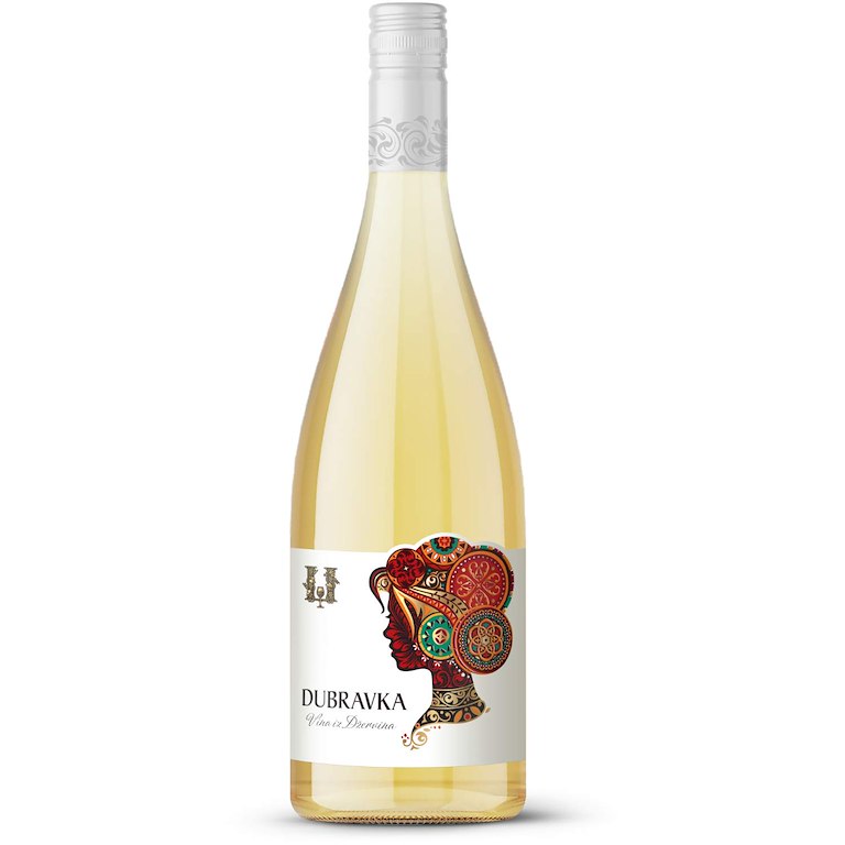 Džervin vino belo Dubravka 1l