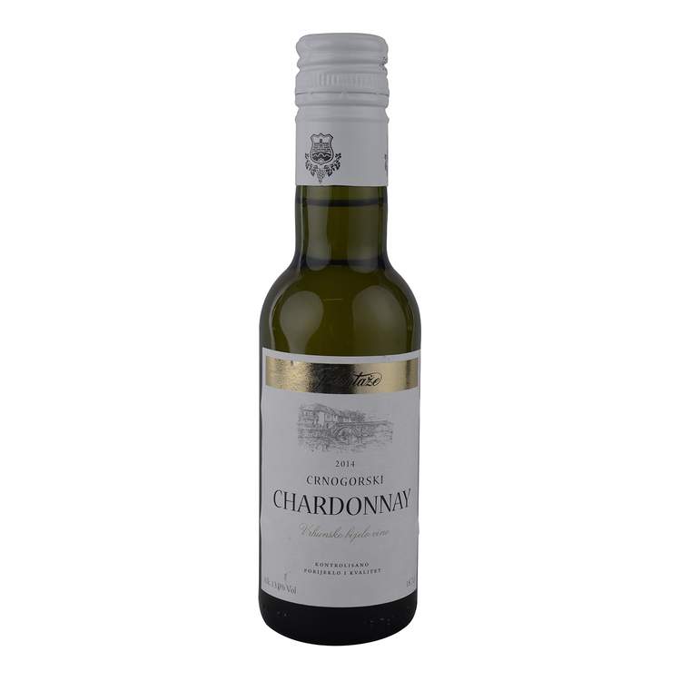 13 Jul Plantaže vino belo vrhunsko Chardonnay 0,187l
