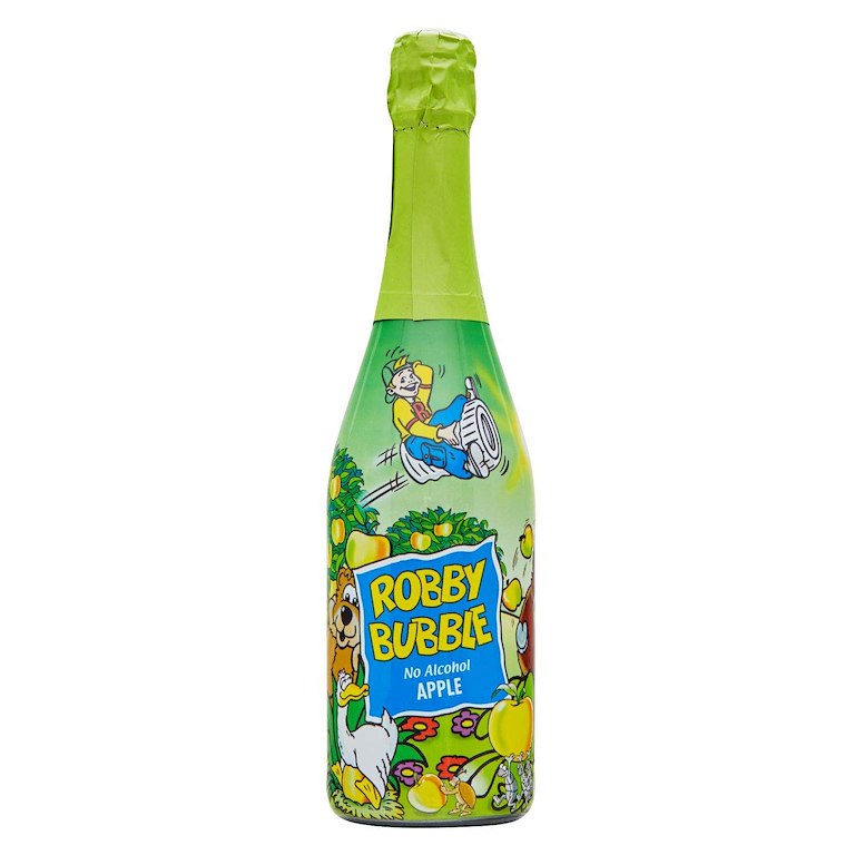 Robby Bubble sok gazirani jabuka 0,75l