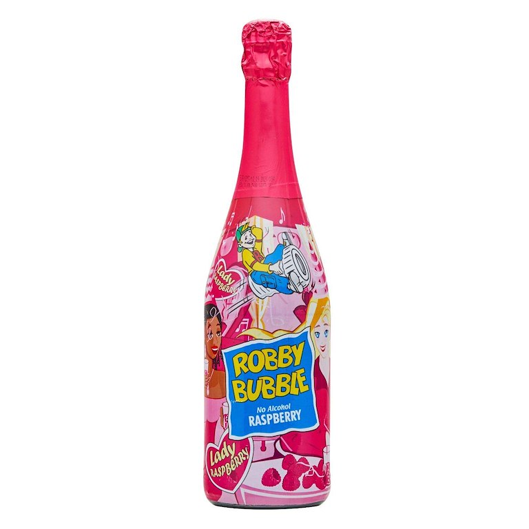Robby Bubble sok gazirani malina 0,75l