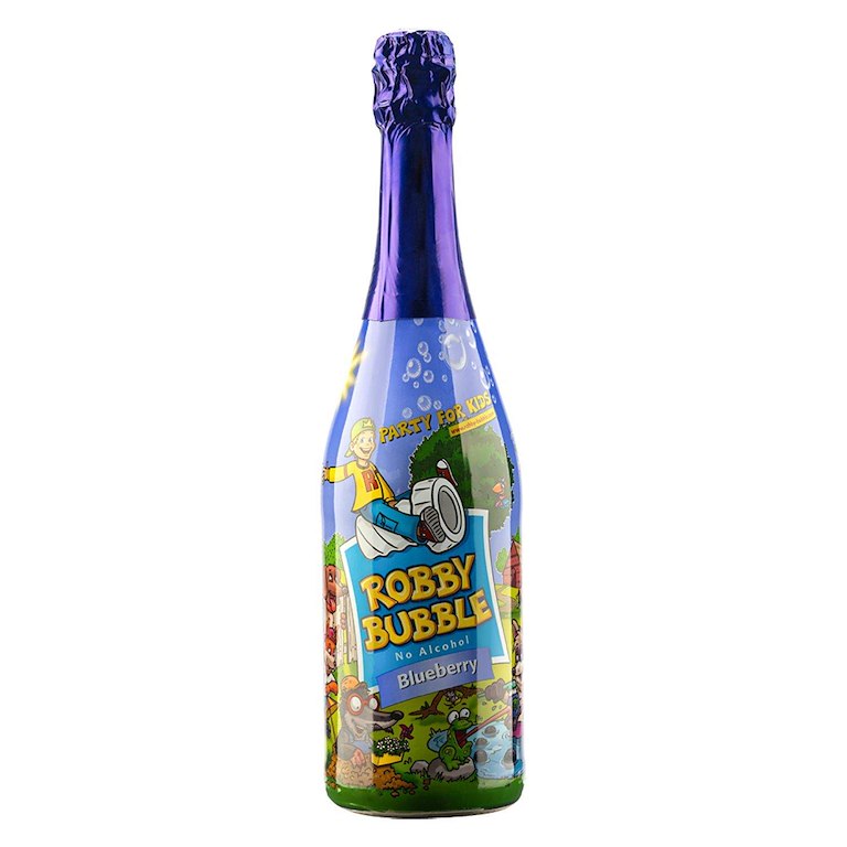 Robby Bubble sok gazirani borovnica 0,75l