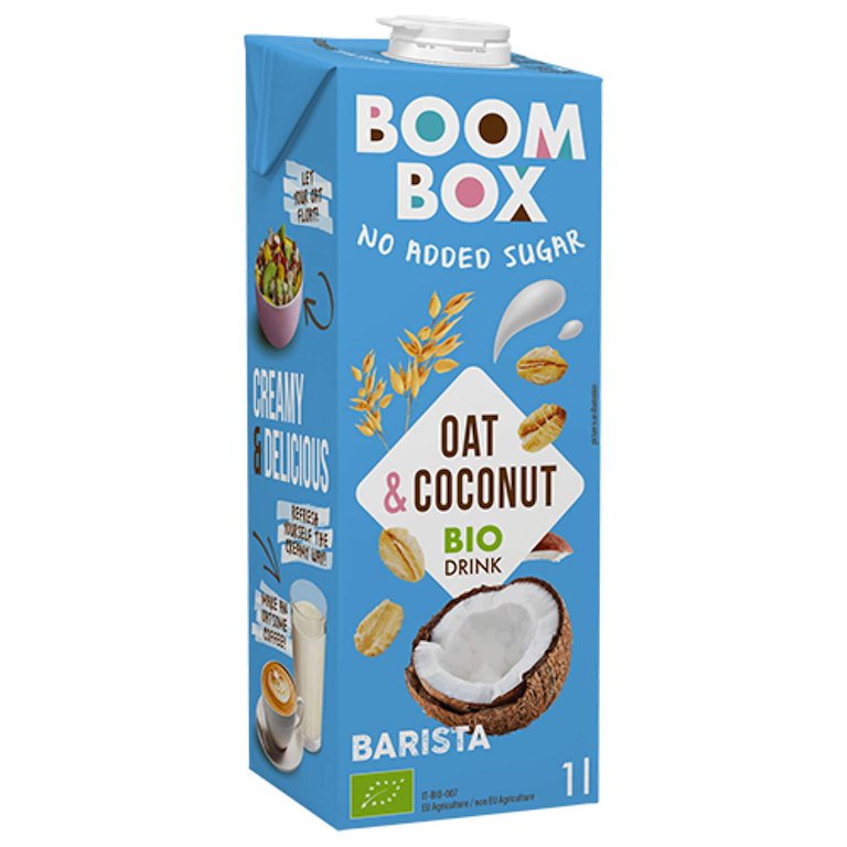 Napitak bio ovseni sa kokosom 1l Boom Box