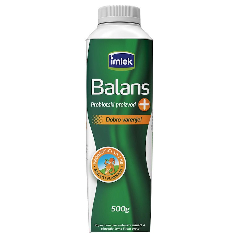 Jogurt probiotik Balans+ 1% 500g
