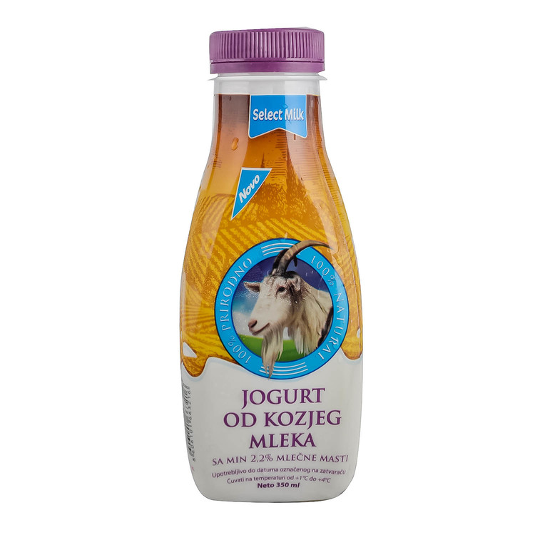 Jogurt od kozjeg mleka 2,2% 350ml Select Milk