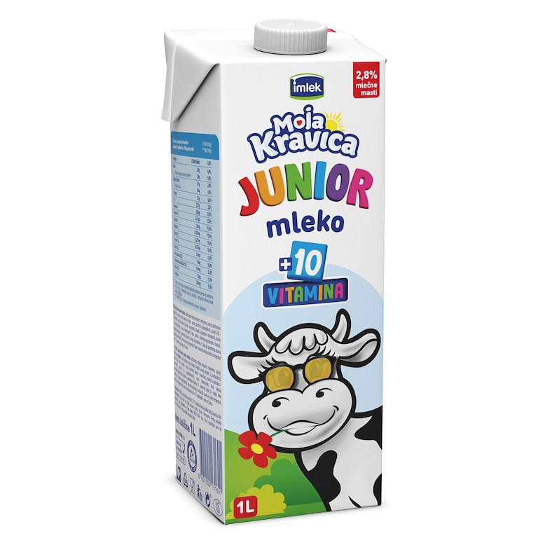 Mleko dugotrajno junior 2,8%mm 1l Moja kravica