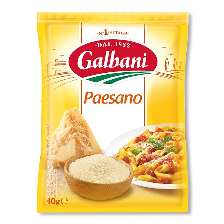 Sir parmezan rendani Paesano 40g Galbani