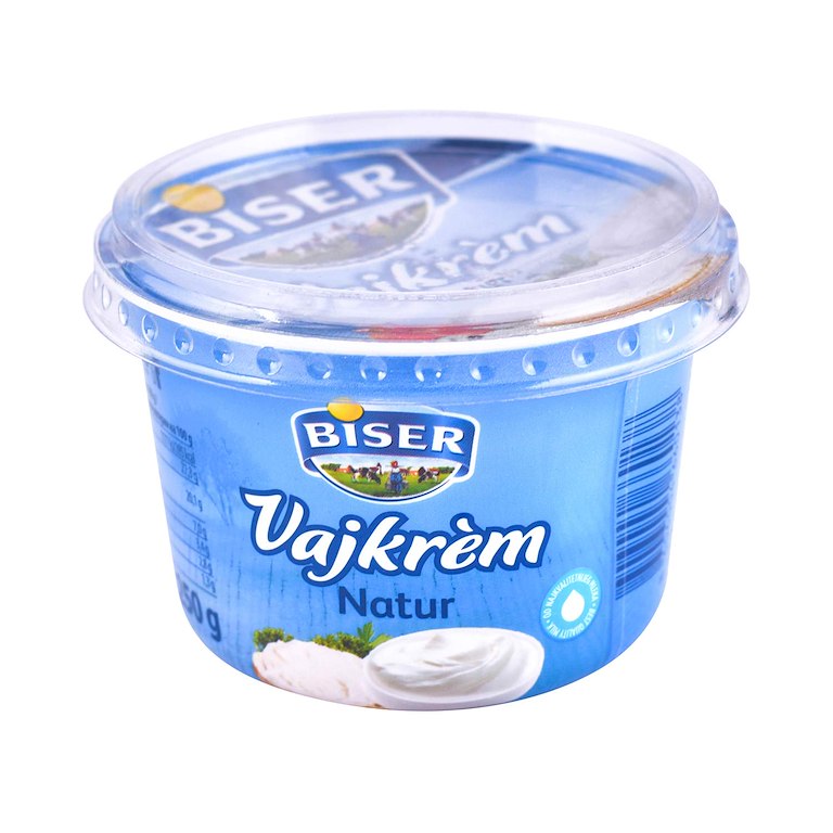 Namaz vajkrem natur 250g Biser