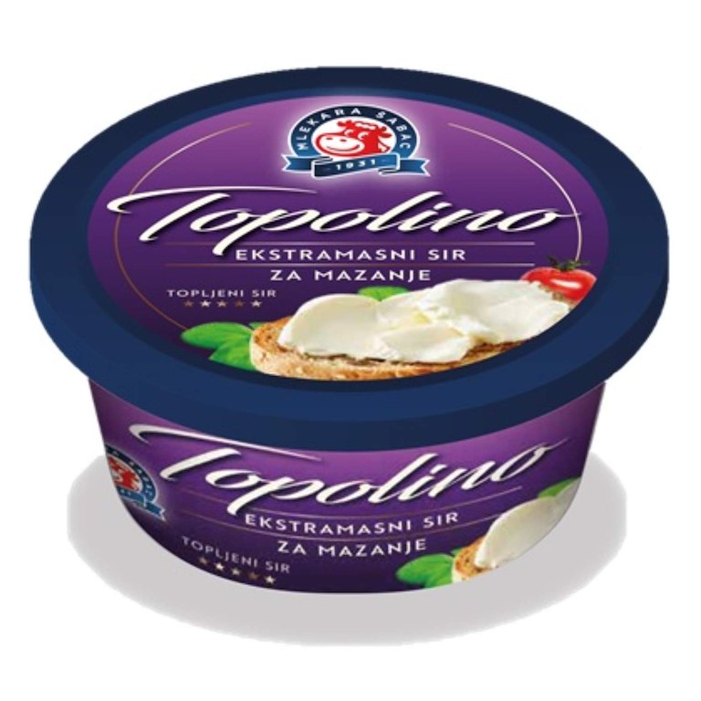 Sir topljeni Topolino za mazanje 37% m.m. 150g Mlekara Šabac