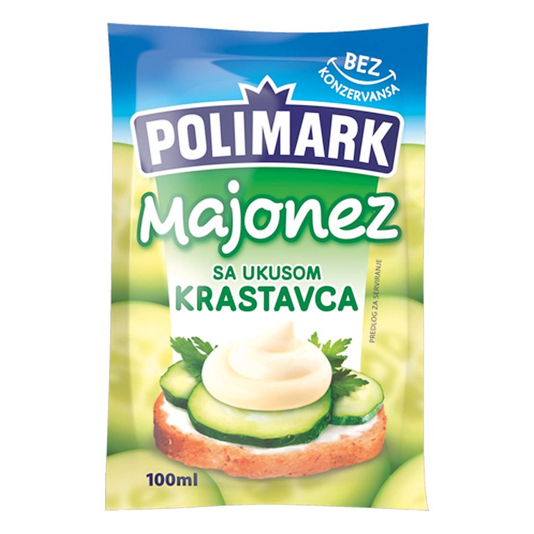 Majonez sa ukusom krastavca 100ml Polimark