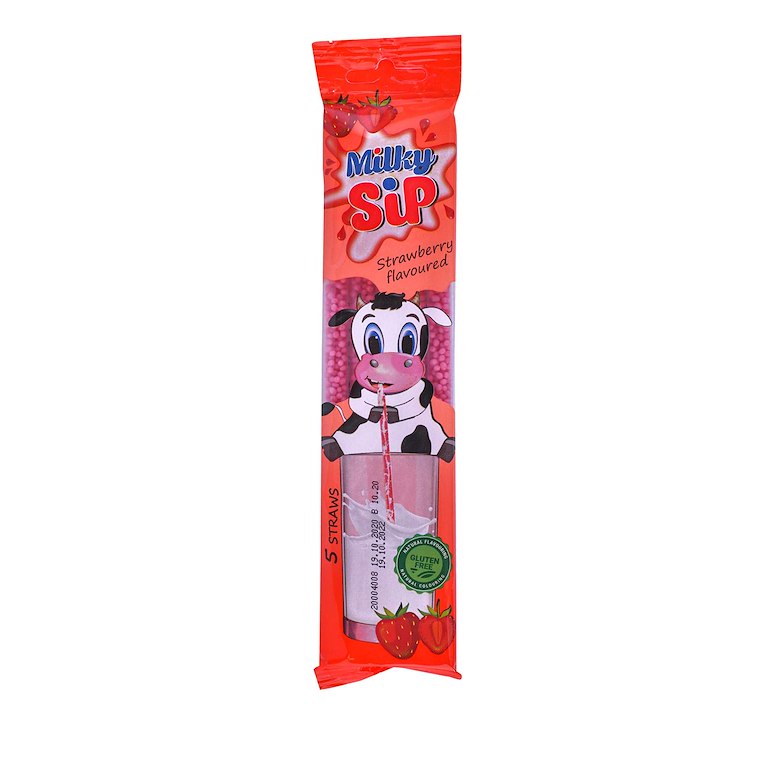 Slamčica magična sip jagoda 30g Milky
