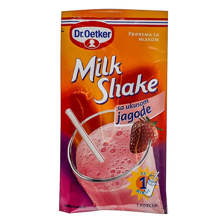 Instant mlečni šejk jagoda 36g Dr Oetker