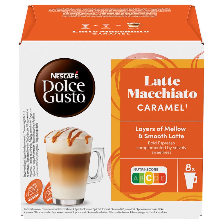 Kapsule Caramel Macchiato 145,6g Nescafé Dolce Gusto