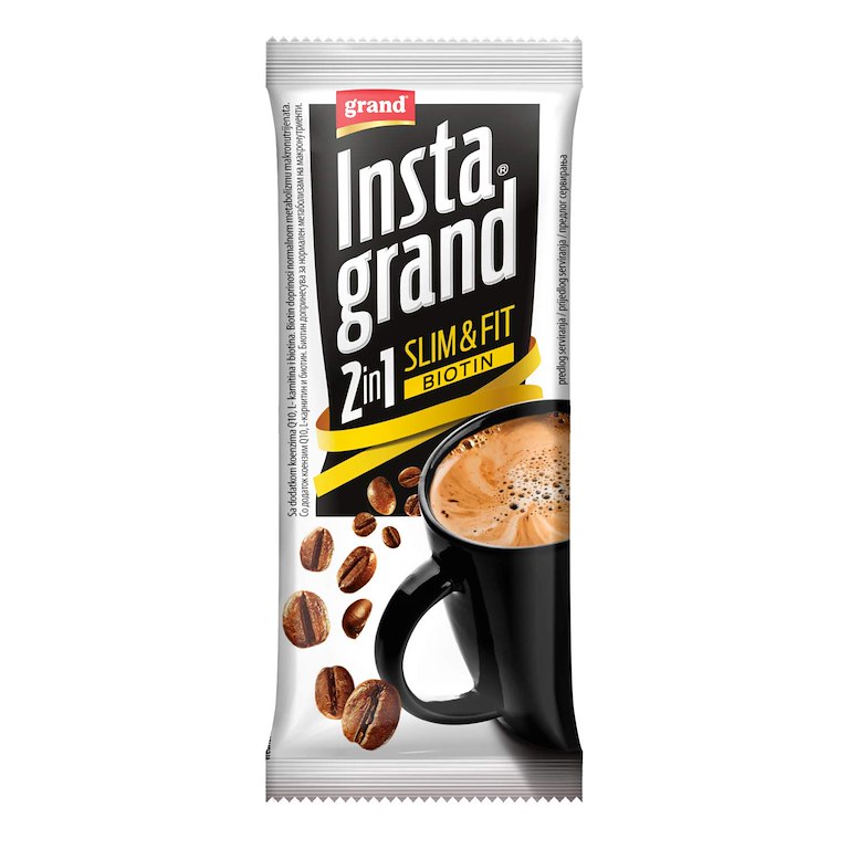 Kafa instant Instagrand 2u1 Slim&Fit 12.5g Grand
