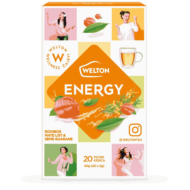 Čaj energy 24g Welton