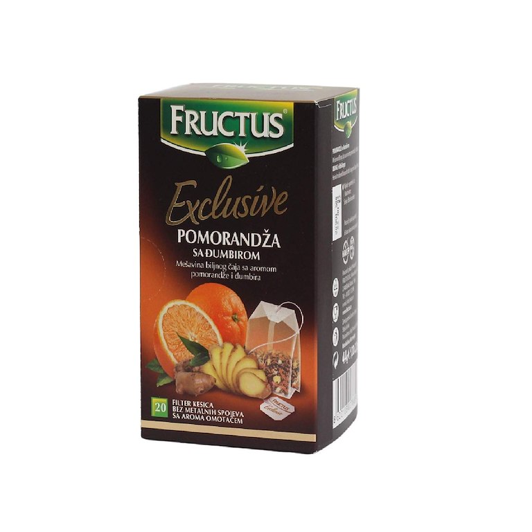 Čaj voćni pomorandža sa đumbirom premium Fructus