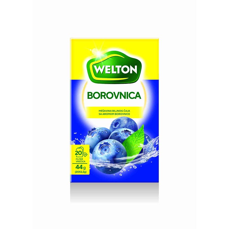 Čaj borovnica 40g Welton