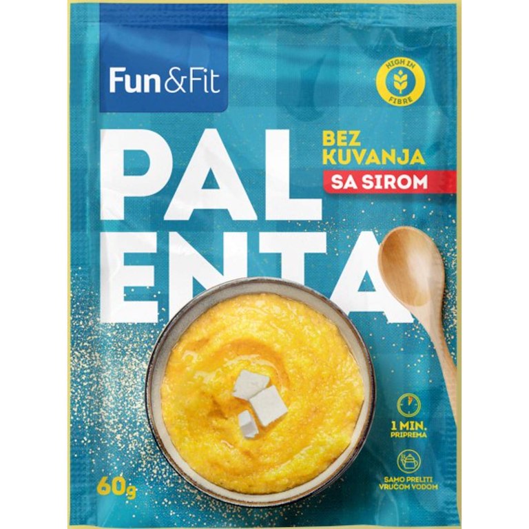 Palenta sa sirom 55g Fun&Fit