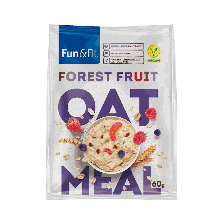 Kaša ovsena šumsko voće 60g Fun&Fit
