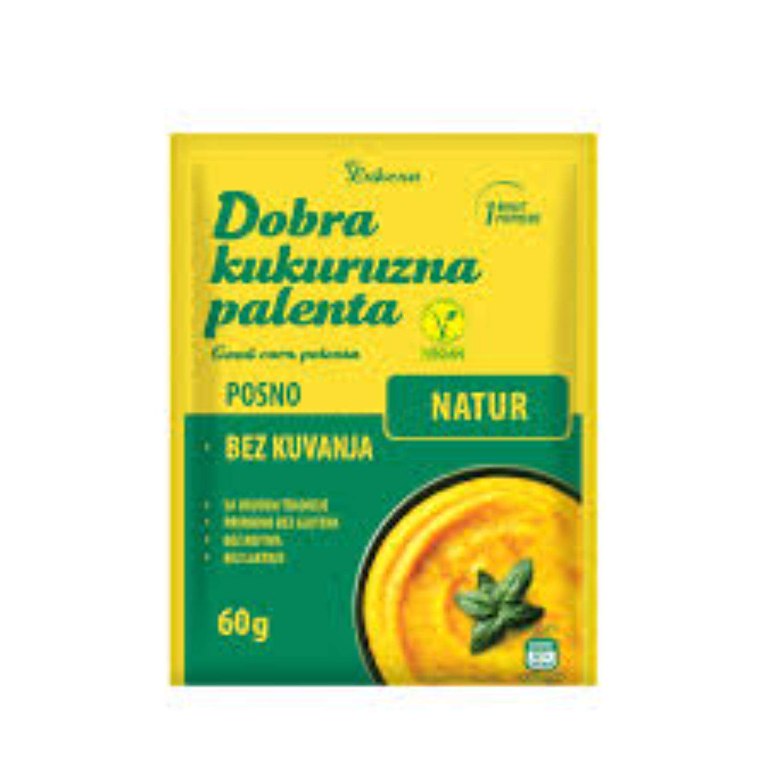 Palenta instant kukuruzna natur 60g Dobra