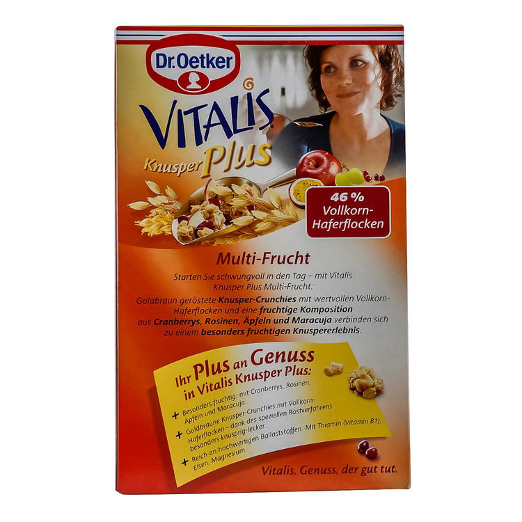 Musli Vitalis Krispi Plus multivoćni 450g Dr. Oetker