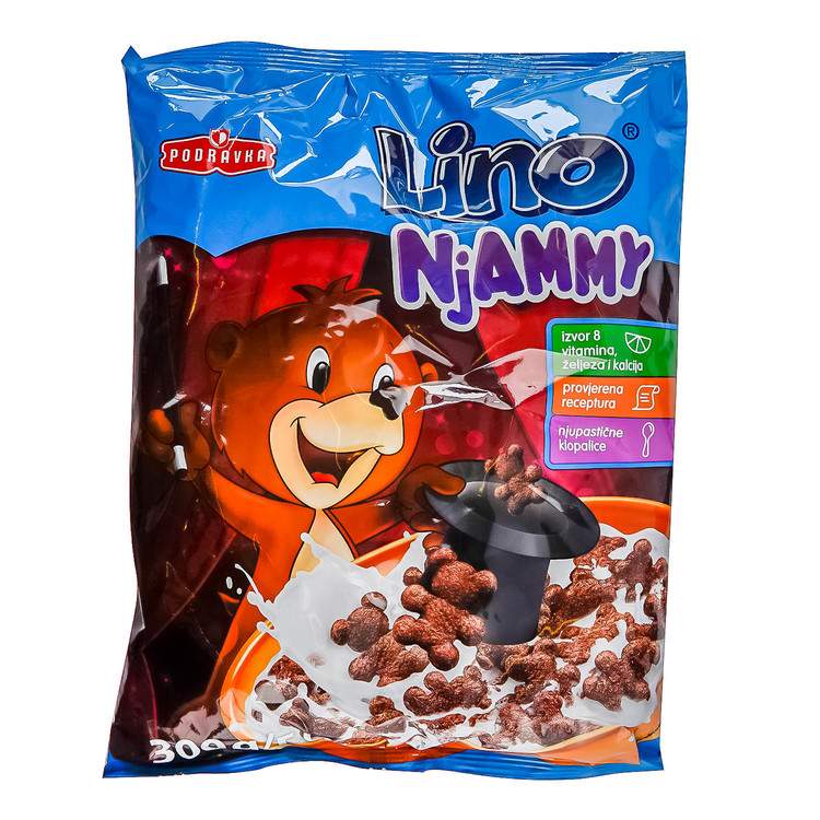 Žitarice Njammy ukus čokolade 300g Lino