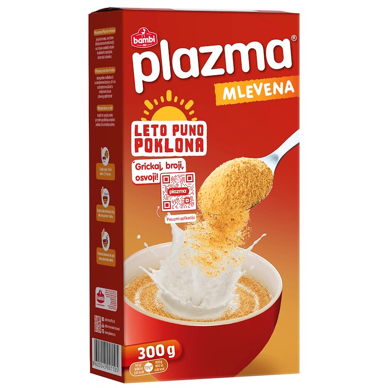 Keks mleveni Plazma 300g Bambi