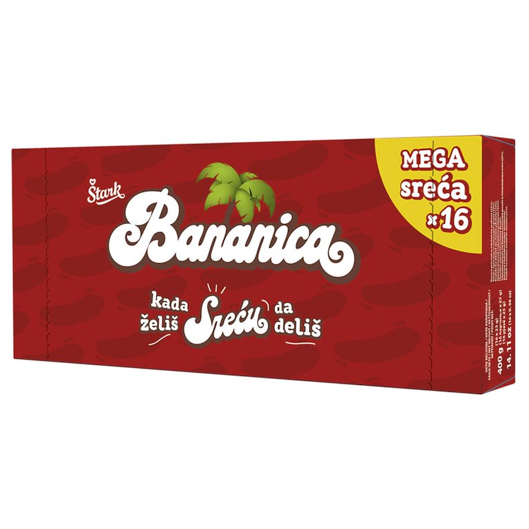 Bananica čokoladna 400g Štark