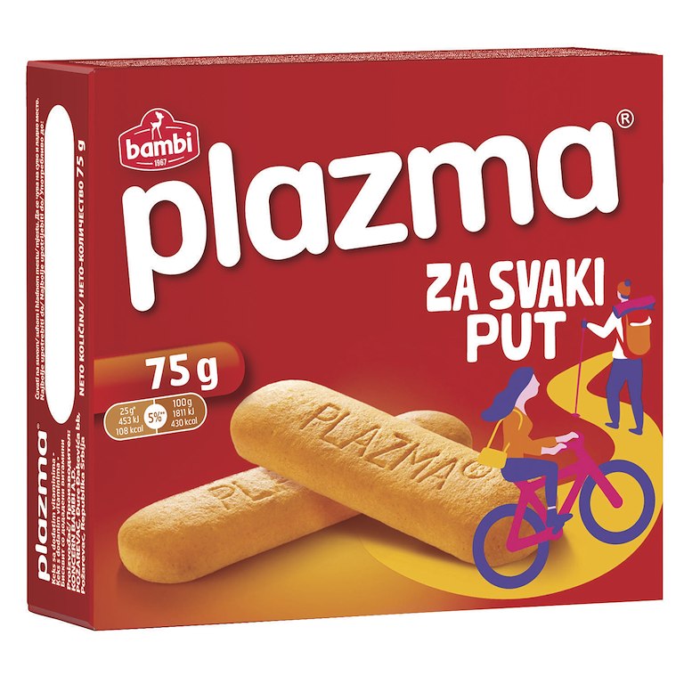 Keks Plazma 75g Bambi