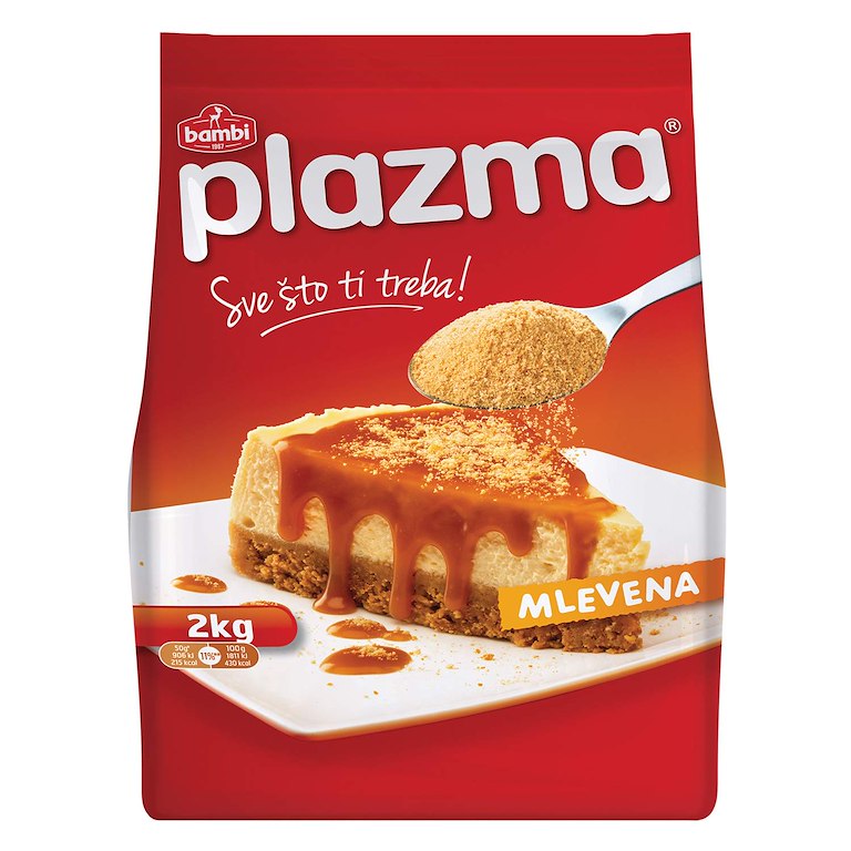 Keks mleveni Plazma 2kg Bambi
