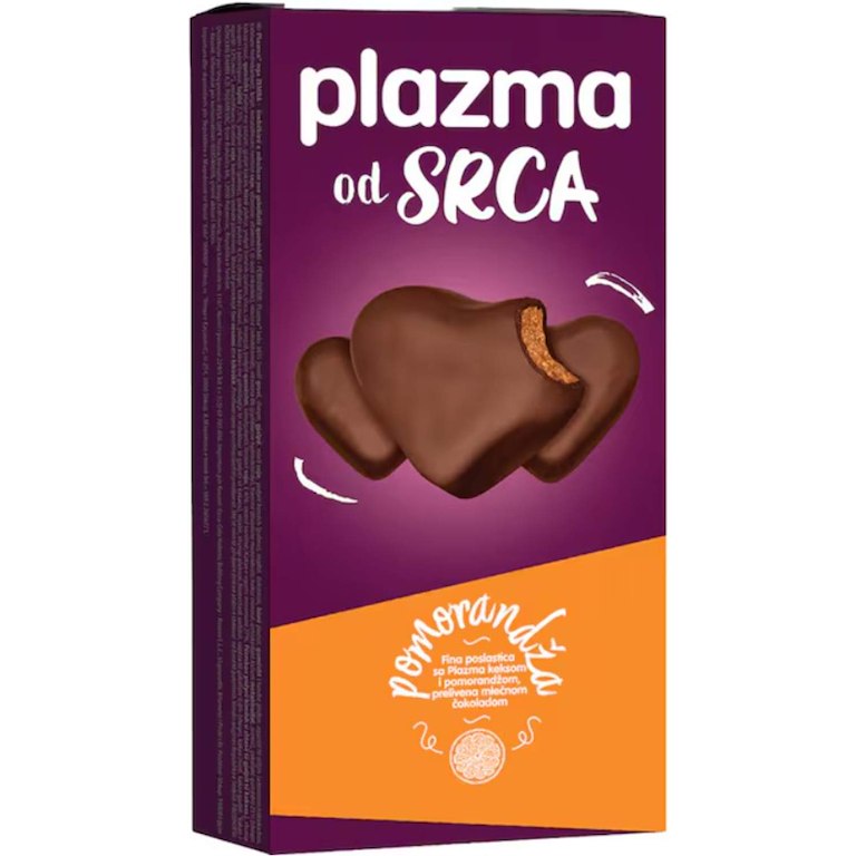 Kolacici od srca sa pomorandžom 100g Plazma