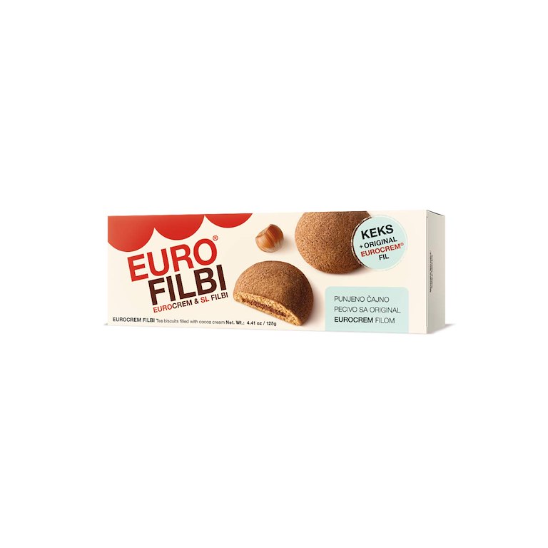 Keks Filbi sa eurokremom 125g Swisslion