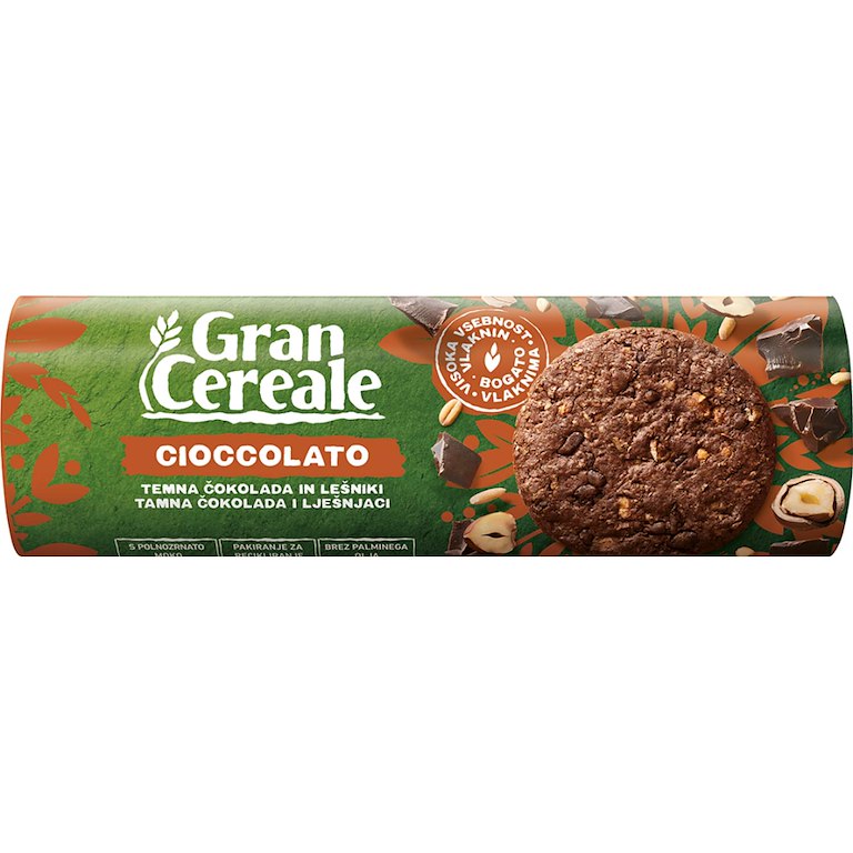 Keks Gran Cereale fibre sa cokoladom 250g Gran Cereale