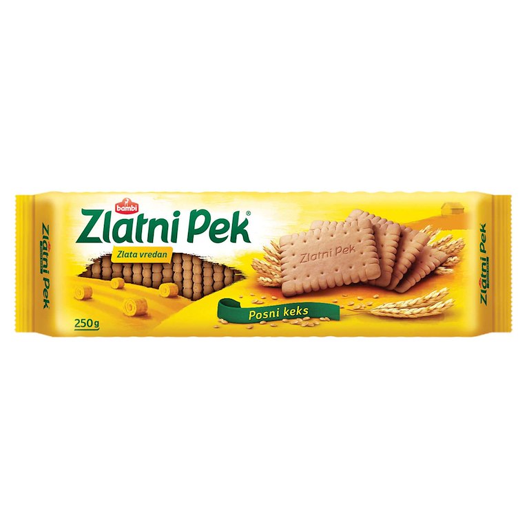 Keks Zlatni Pek posni 250g Bambi