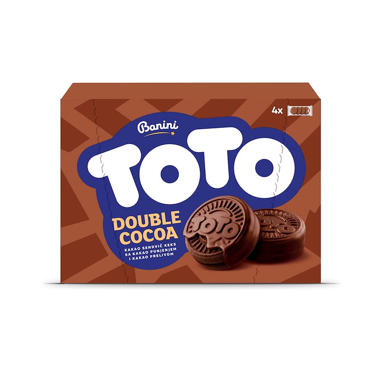 Keks Toto Cocoa 244g