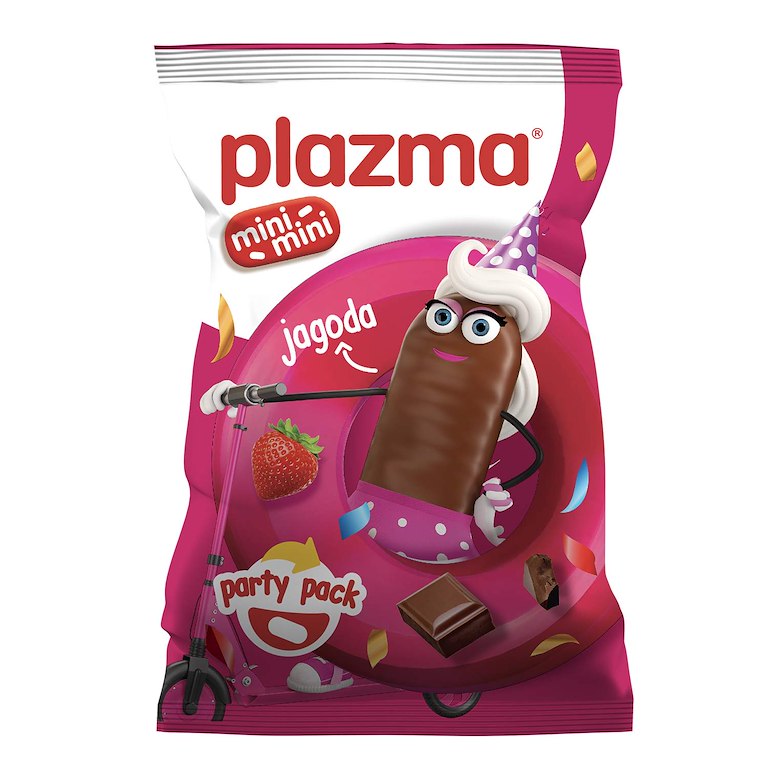 Keks Plazma Mini Mini coko jagoda milkshake 170g