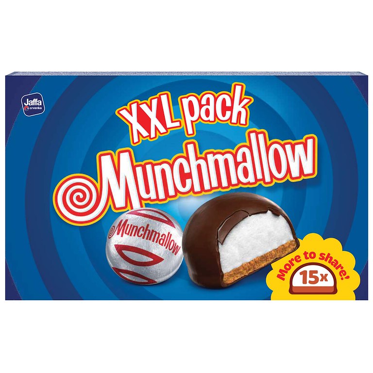 Munchmallow xxl pack 262.5g jaffa munchmallow