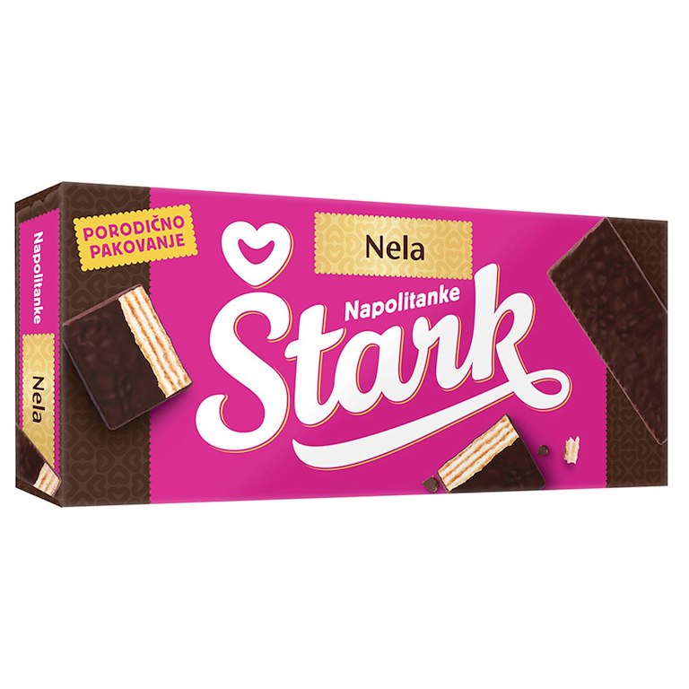 Napolitanke Nela sa mlečnim kremom i kakao prelivom 264g Štark
