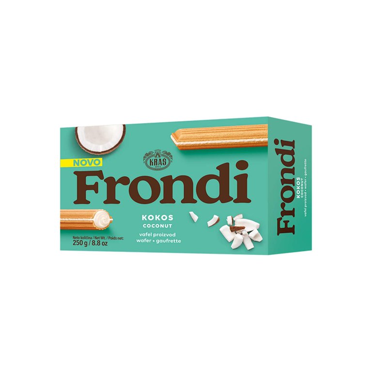 Vafl Frondi kokos 250g