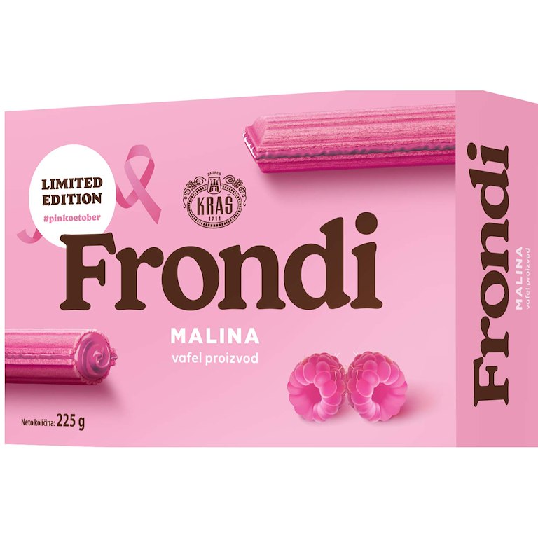 Vafl roleri Frondi malina 225g