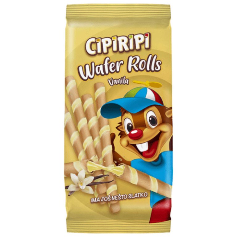 Vafl wafer rolls vanilla 150g Cipiripi